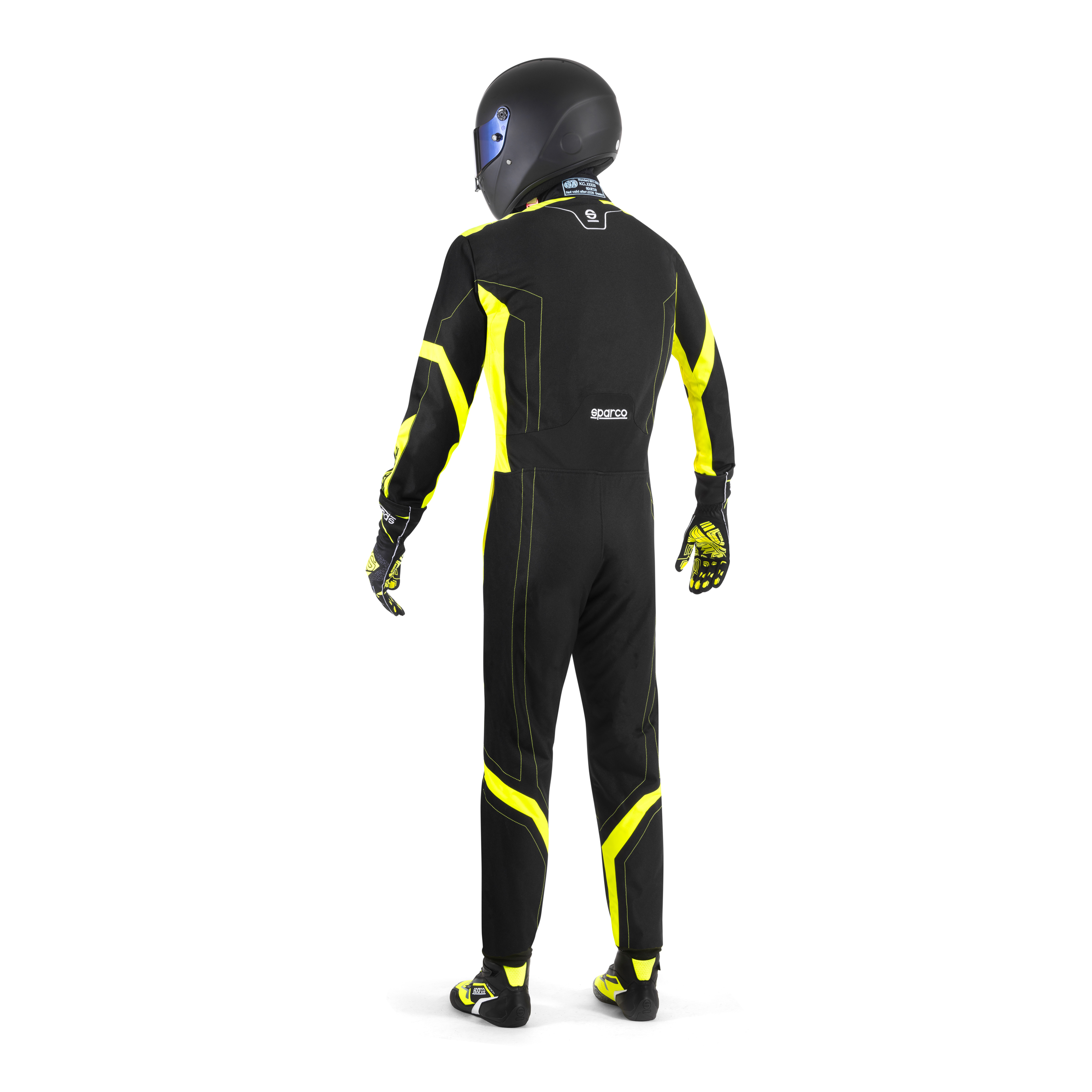 Kit pilote Thunder Advanced Noir/Jaune Adulte - Action karting ...