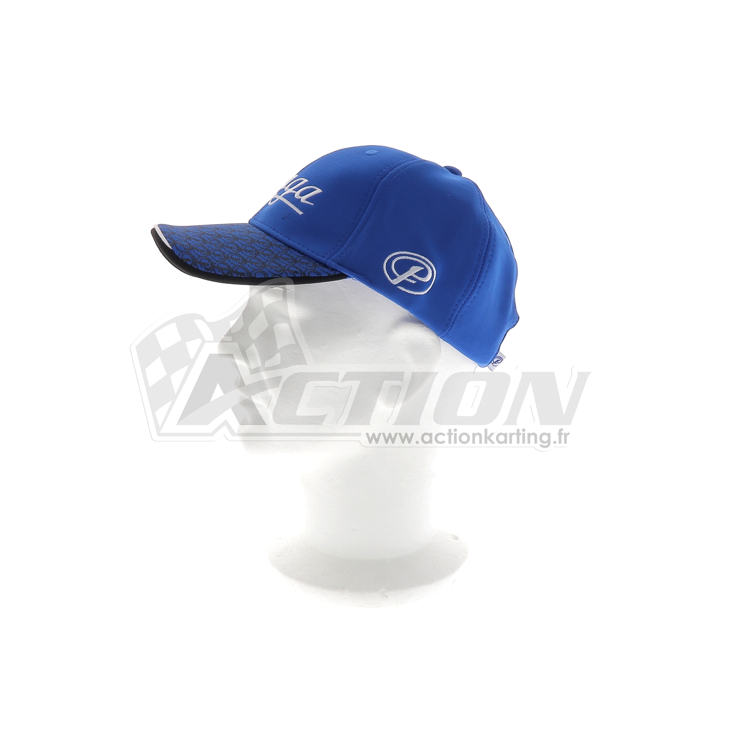 Casquette PRAGA '23 (100% bleue) - Action karting - Equipements