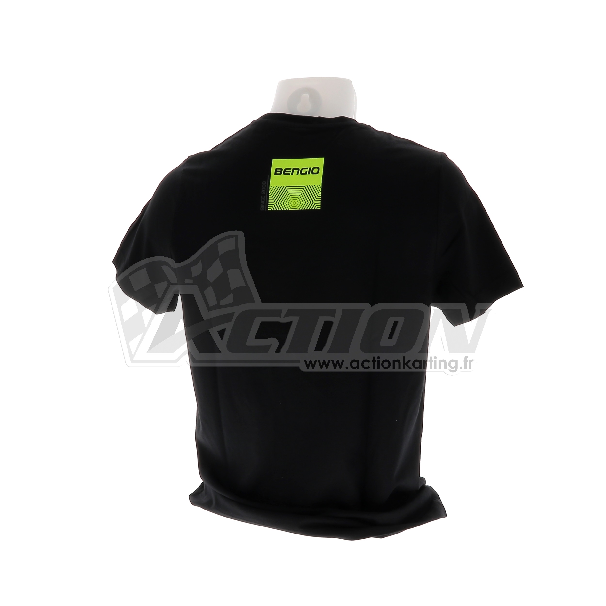 T-shirt BENGIO '23 Noir/Gris - Action karting - Equipements