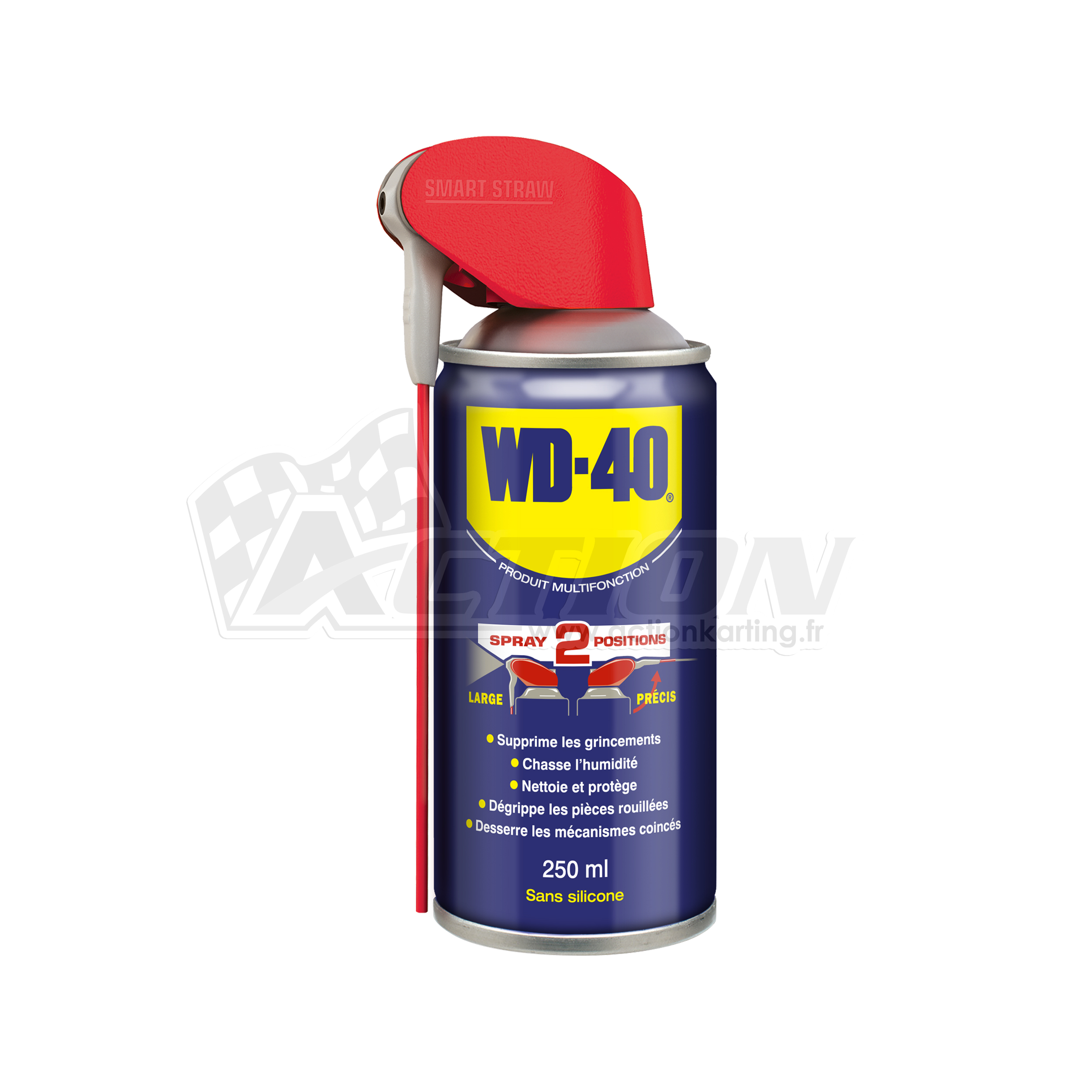 Produit Multifonction WD-40 Spray Double Position 250 ml - Action ...